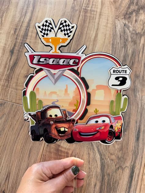 Lightning Mcqueen Cake Topper Cars Cake Topper Cars Birthday