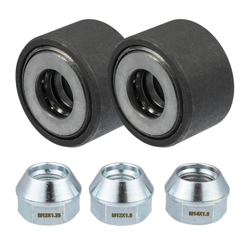 uxcell ホイールスタッドインストーラツール 19 5mm六角ホイールラグナット m12x1 25 1 5 m14x1 5シルバートーン