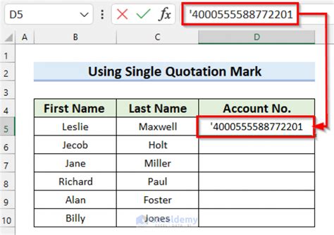 How To Stop Excel From Changing Last Number To Easy Ways