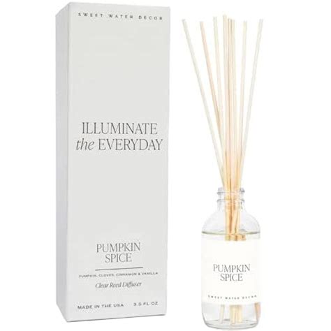 Sweet Water Decor Pumpkin Spice Reed Diffuser Set Pumpkin