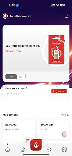 My Vodafone Qatar App Esim Recharge And Bill Pay