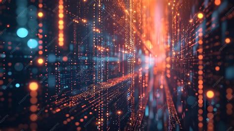 Premium Photo Abstract Technology Background Data Visualization