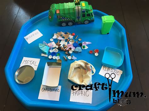 Recycling Tuff Spot Play Crafty Mum