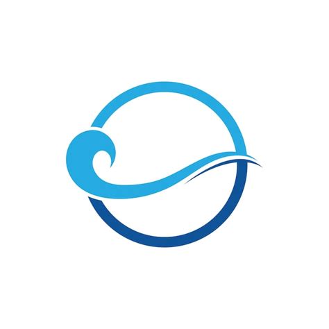 Premium Vector Water Wave Icon Vector