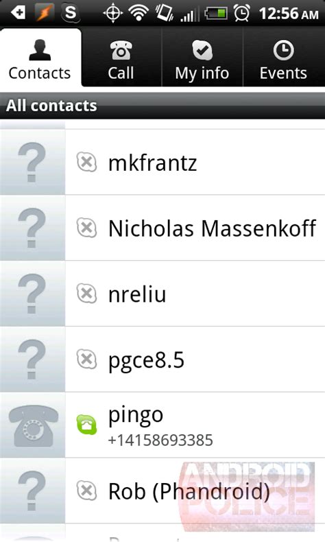 Breaking Hands On Skype For Android Now Available For Download In The Market For All Phones
