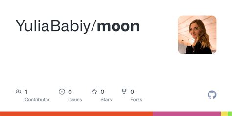GitHub YuliaBabiy Moon