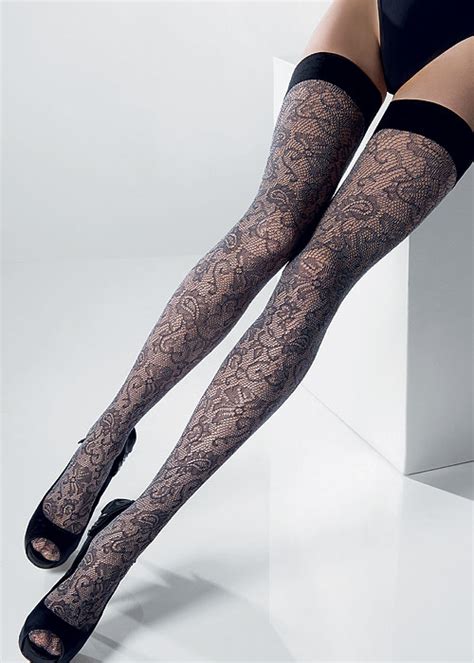 Pierre Mantoux Brigitte Hold Ups Uk Tights