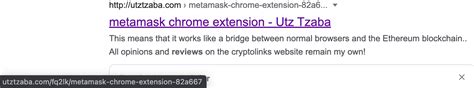 How Does A Fake Scam Extension Like This Show Up On The Very First Page Of Google R Metamask