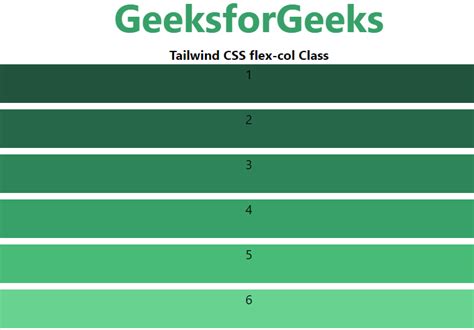 Tailwind Css Flex Direction Geeksforgeeks