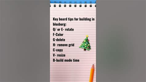 Bloxburg Keyboard Build Mode Hacks Youtube