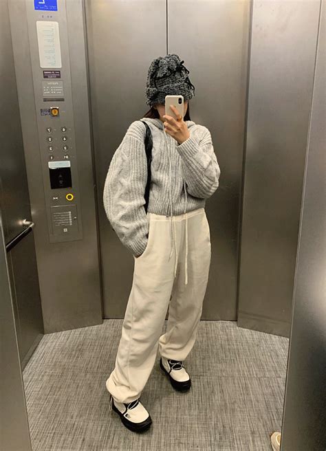 Warm Fleece String Pants 5color 에이블리