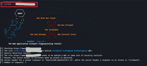 wafw00f web application firewall detector cyberwiki encyclopedia