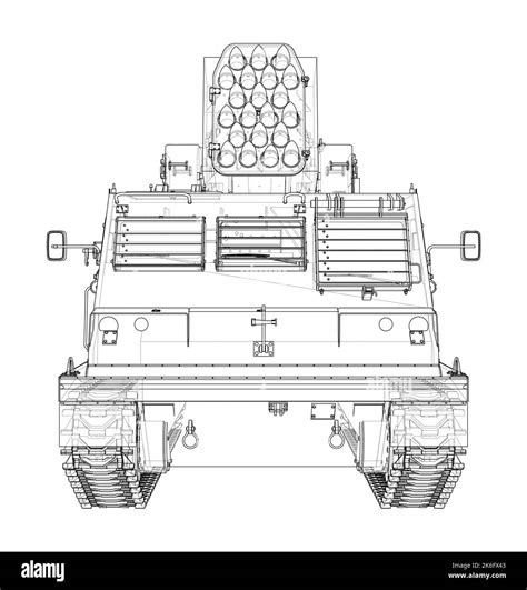 Military Track Missle System Vector Stock Vector Image And Art Alamy