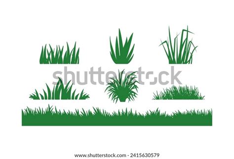 Grass Logo Design Template Bundle Logo Stock Vector Royalty Free