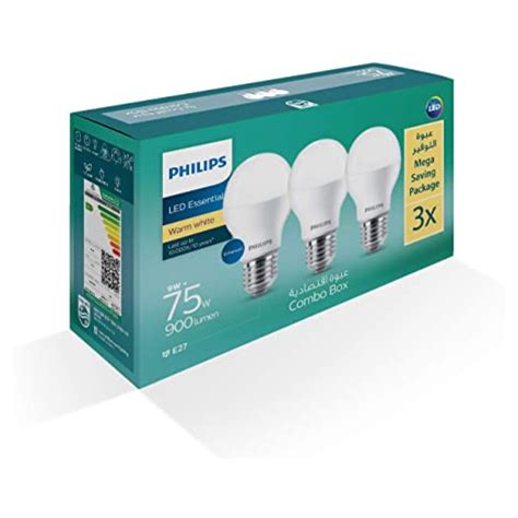 Philips Essential 9w E27 Led Bulb 3 Pieces Online At Best Price Lulu