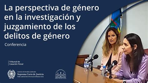 Conferencia La Perspectiva De Género En La Investigación Y