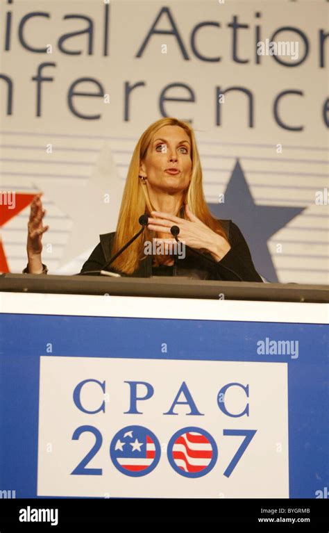 Ann Coulter Conservative Political Action Conference Cpac Held At