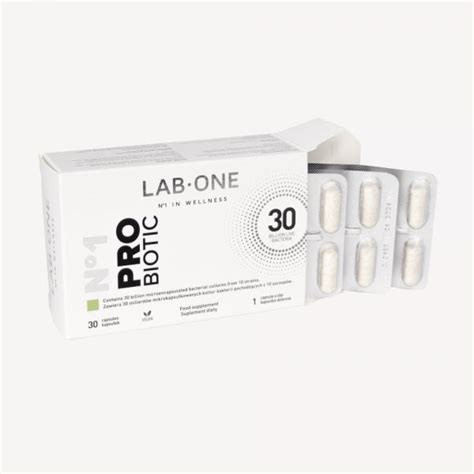 Lab One N°1 Probiotic Suplement Diety Wspomagający Działanie Mikroflory