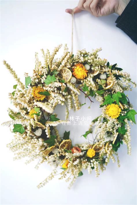 干花花环001 知乎