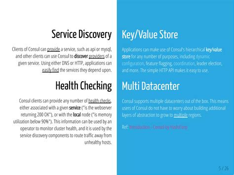 Consul And Docker Swarm Cluster PPT