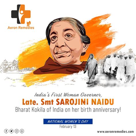 Sarojini Naidu On Her Birth Anniversary In 2023 Womans Day