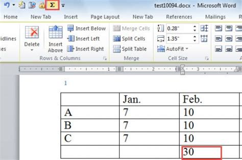 How To Sum A Column In Word 11 Easy Methods 2025 Guide