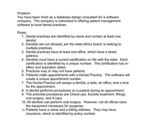Solved Problem You Have Been Hired As A Database Design Chegg