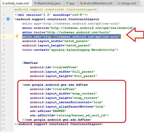 Cara Pasang Iklan Admob Di Android Studio Petunjuk Onlene