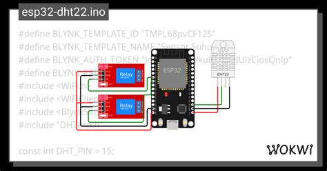 Sensor Suhu Wokwi Esp32 Stm32 Arduino Simulator