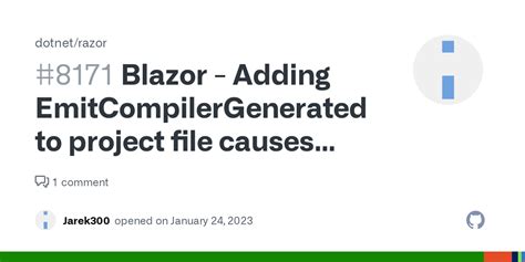blazor adding emitcompilergeneratedfiles to project file causes