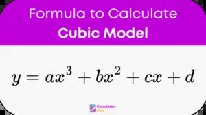 Cubic Model Calculator Online