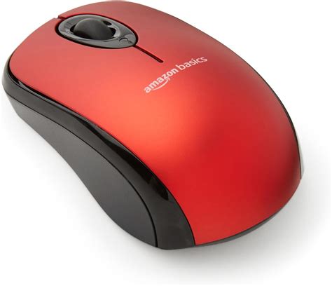 Amazon Basics 2 4 Ghz Optical Wireless Mouse For Laptop And Computer Usb Nano