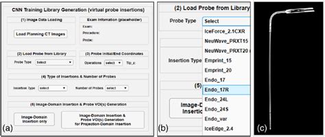 a gui designed for efficient probe insertion and cnn training data