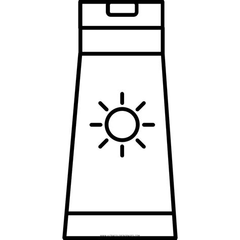 Dibujo De Bloqueador Solar Para Colorear Ultra Coloring Pages