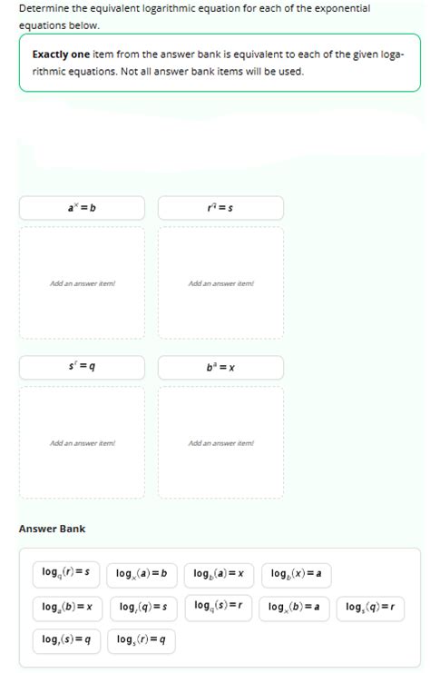 Answered Determine The Equivalent Logarithmic Bartleby