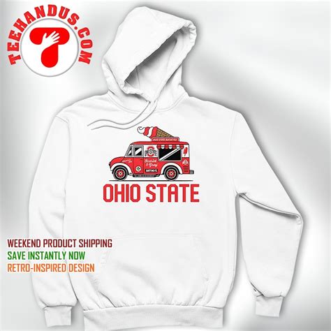 Ohio State Buckeyes Ice Cream Truck Shirt Hoodie Sweater Long Sleeve