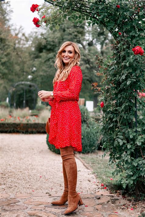 Wie Trägt Man Ein Rotes Kleid Im Herbst Fashionstylebyjohanna