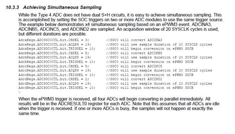 Tms320f28379d Simultaneous Sampling Of Adc C2000 Microcontrollers Forum C2000™︎