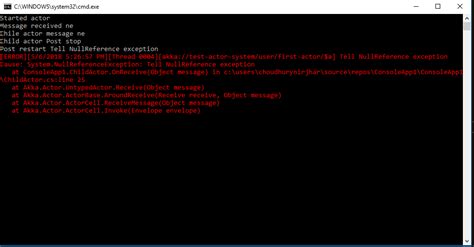 Akka Restart Supervision Net Core Central