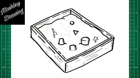 how to draw a sandbox youtube