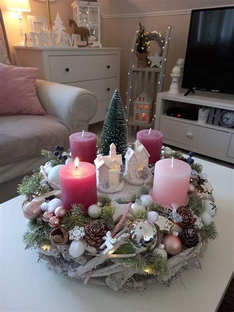 Ιδέες για Χριστουγεννιάτικα κηροπήγια Weihnachten Dekoration