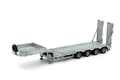 4 Axles Semi Low Loader Trailer Kit