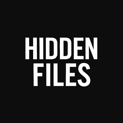 Hidden Fİles Youtube