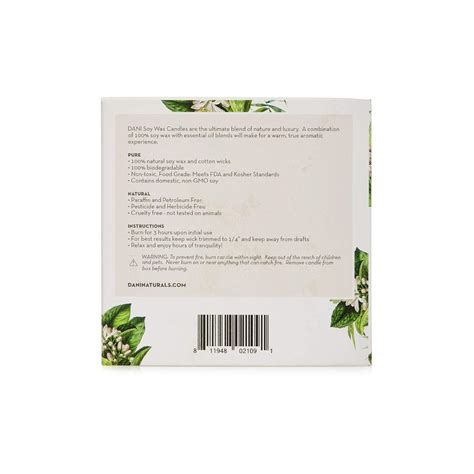 Buy Dani Naturals Scented Soy Candle Kosher Eco Friendly And Non