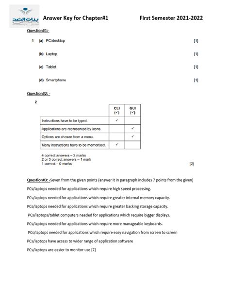 end of chapter 1 answers key pdf graphical user interfaces