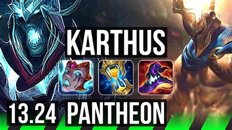 KARTHUS Vs PANTHEON JNG 73 Winrate 12 2 12 Legendary KR Master