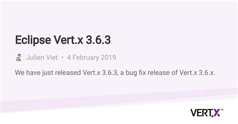 eclipse vert x 3 6 3 blog eclipse vert x