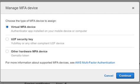 SatyaCodes AWS Lab Multifactor Authentication