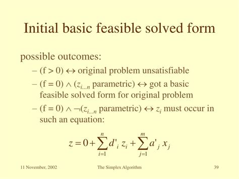 Ppt The Simplex Algorithm Powerpoint Presentation Free Download Id
