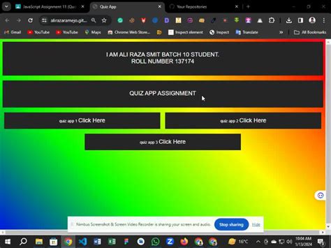 ali raza on linkedin mastering web development 🌐 building 3 diverse quiz apps with 🔧 html…